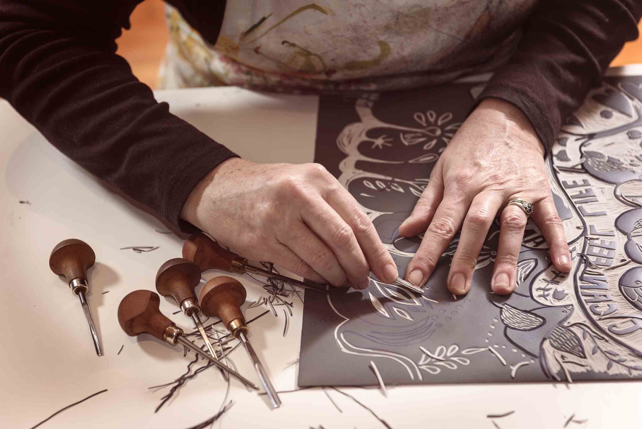 Printmaking at UGA Summer Academy